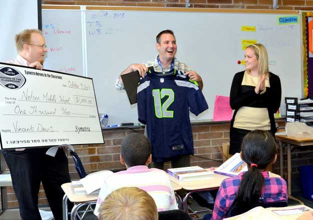 Nelsen Middle School teacher honored as 'Hero in the Classroom ...