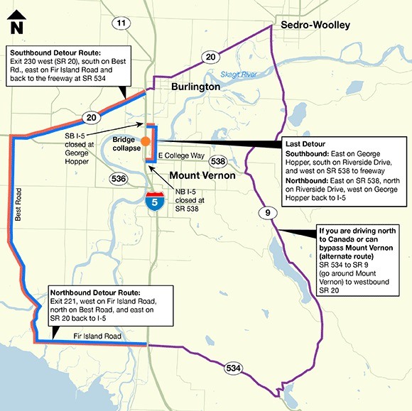 WSDOT offers alternate routes for those who have to drive across the ...