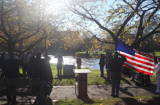 VETERANS DAY 2014: American Legion post dedicates memorial to those ...