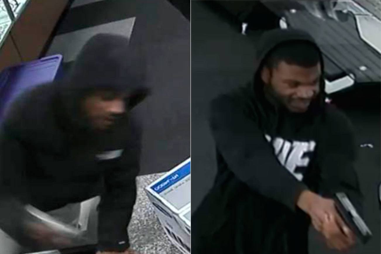 RPD seeks assistance in identifying armed robbery suspects | Renton ...