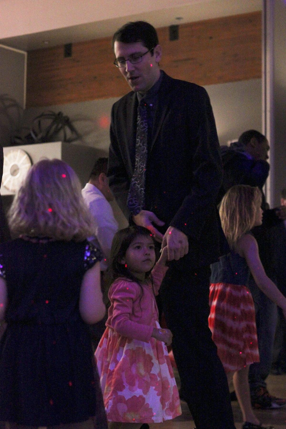 Dads and daughters celebrate an early Valentine’s Day at dance ...