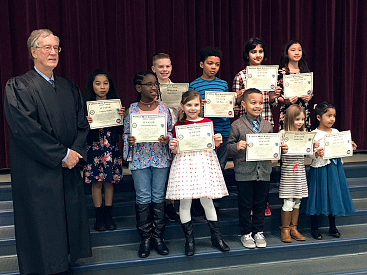 Newly elected Talbot Hill MicroSociety officials sworn in | VIDEO ...