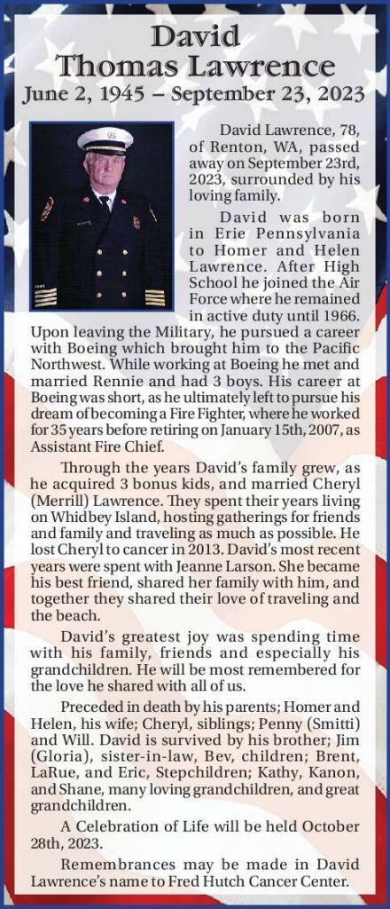 Obituaries | Renton Reporter