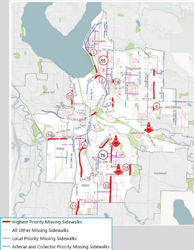 Renton program targets backlog of missing sidewalks | Renton Reporter